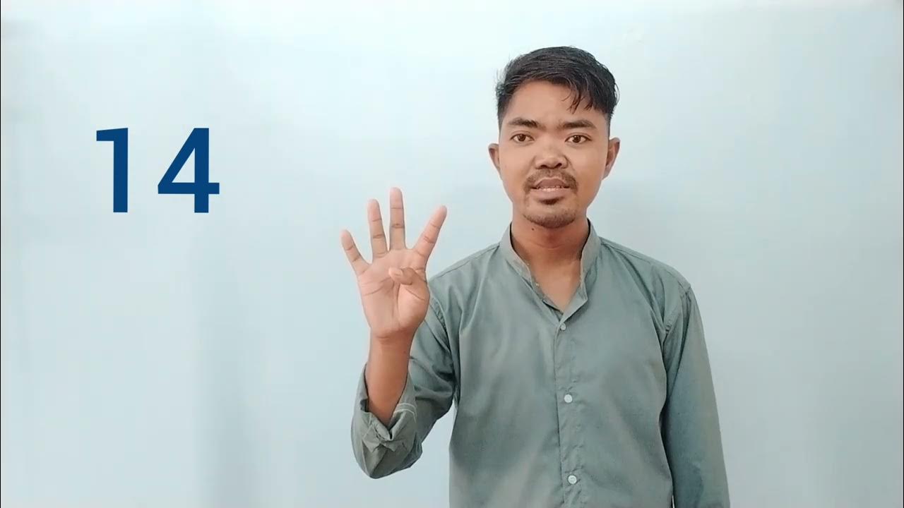 ISL (Indian Sign Language) Cardinal Numbers - YouTube