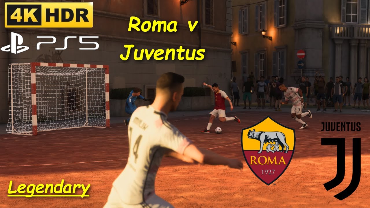 AS Roma v Juventus FC 5v5, Rome, Legendary Difficulty, Volta FC 24 ...