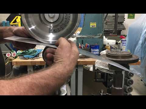 Shrinking with the English Wheel - YouTube