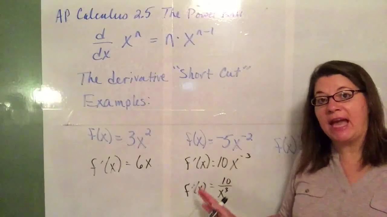 AP Calculus 2.5: The Power Rule - YouTube