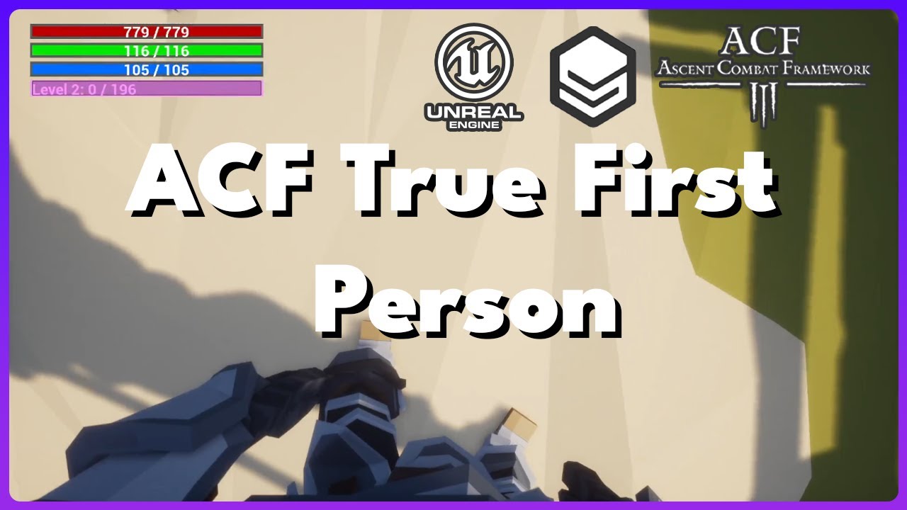 Ascent Combat Framework - True First Person Character - YouTube