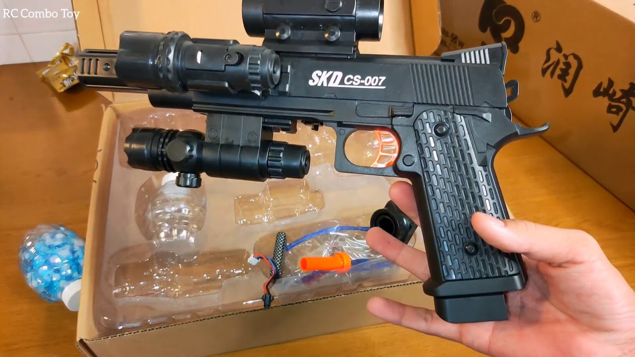 (SKD-M1911) Gel Blaster Gun /របៀបតំឡើងកាំភ្លើង M1911 - YouTube