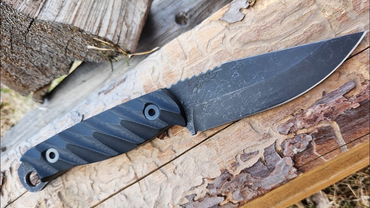Multi Role Fixed Blade: Half Face Blades Crow Jr - YouTube