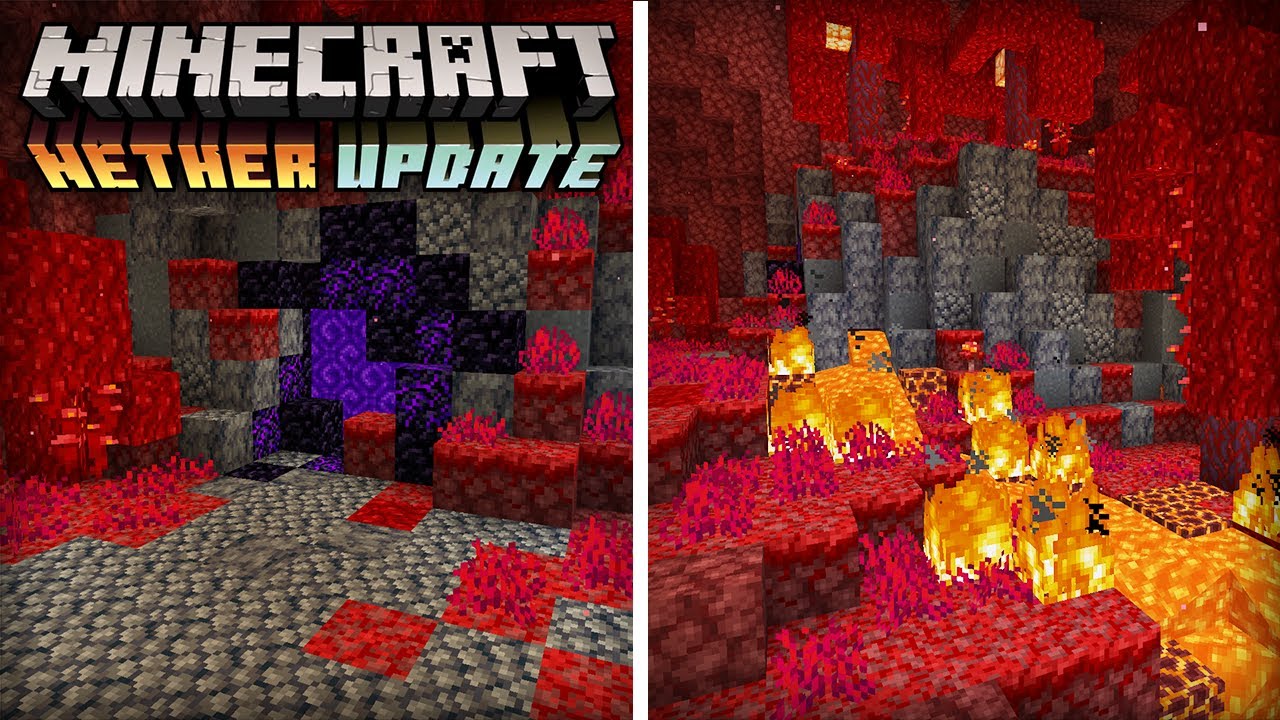 Terraforming in the Nether! | Minecraft 20w09a Vanilla Survival - YouTube