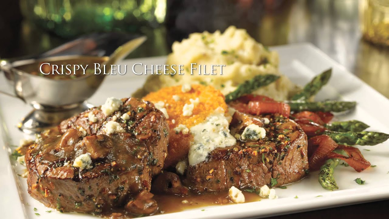 New Crispy Bleu Cheese Filet at Friday's! - YouTube