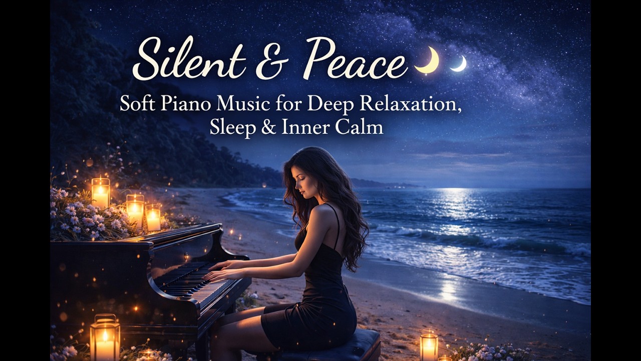 Silent & Peace 🌙 Soft Piano Music for Deep Relaxation, Sleep & Inner ...