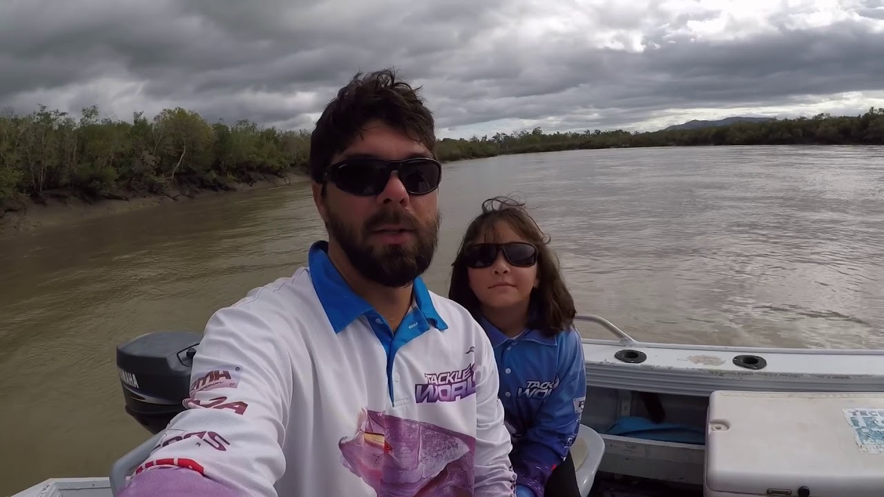 JMS sport fishing Mackay Barra bonding day, father and daughter Ep2 ...