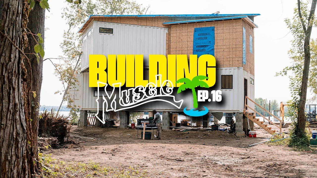 What's Next For Our Container Home? 🏝️ | Building Muscle Island VLOG ...