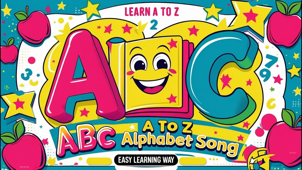 ABC Alphabet Song | A to Z Animated Letters for Kids | Easy Learning ...