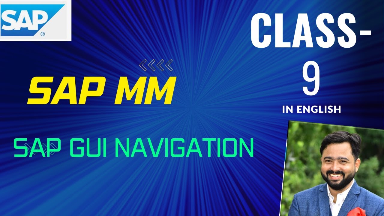 SAP MM REGULAR CLASS-9||HOW TO NAVIGATE ON SAP GUI||SAP NAVIGATION ...