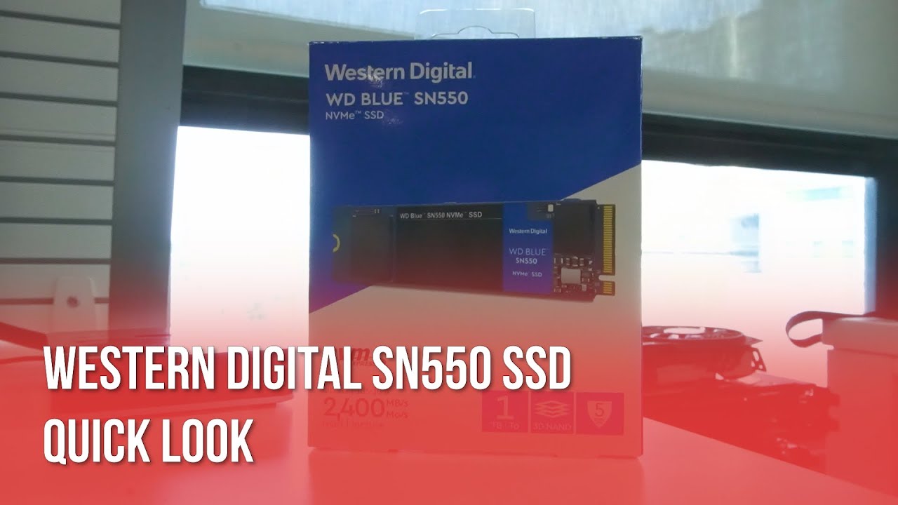 WD Blue SN550 NVMe Solid State Drive: A Quick Look! - YouTube