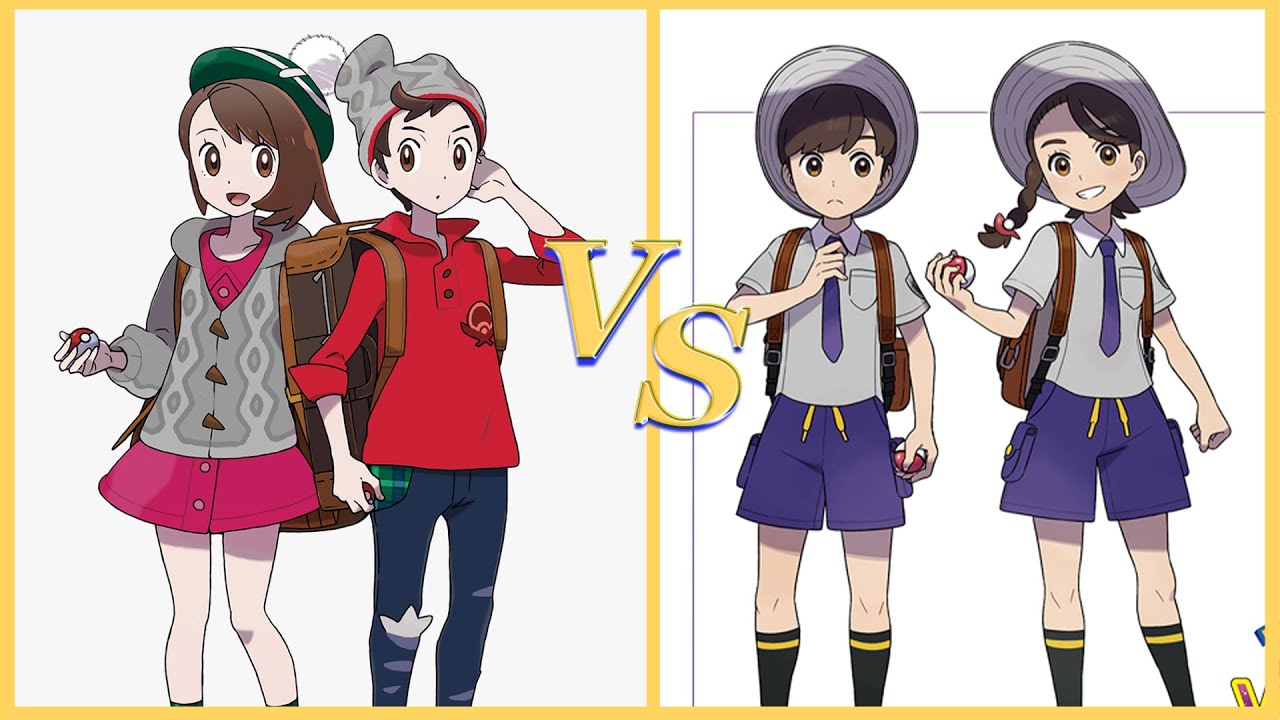 Pokemon Scarlet and Violet VS Pokemon Sword and Shield - YouTube
