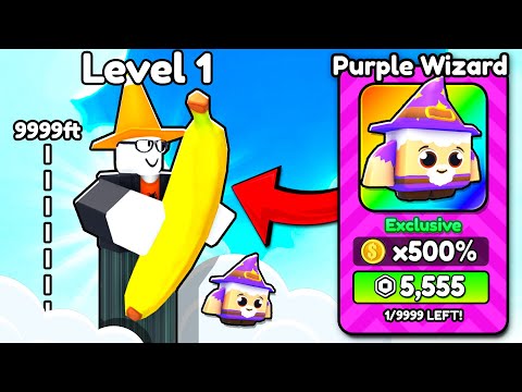 Starting Over as NOOB with BEST PET in Roblox Get Tall and Fall!