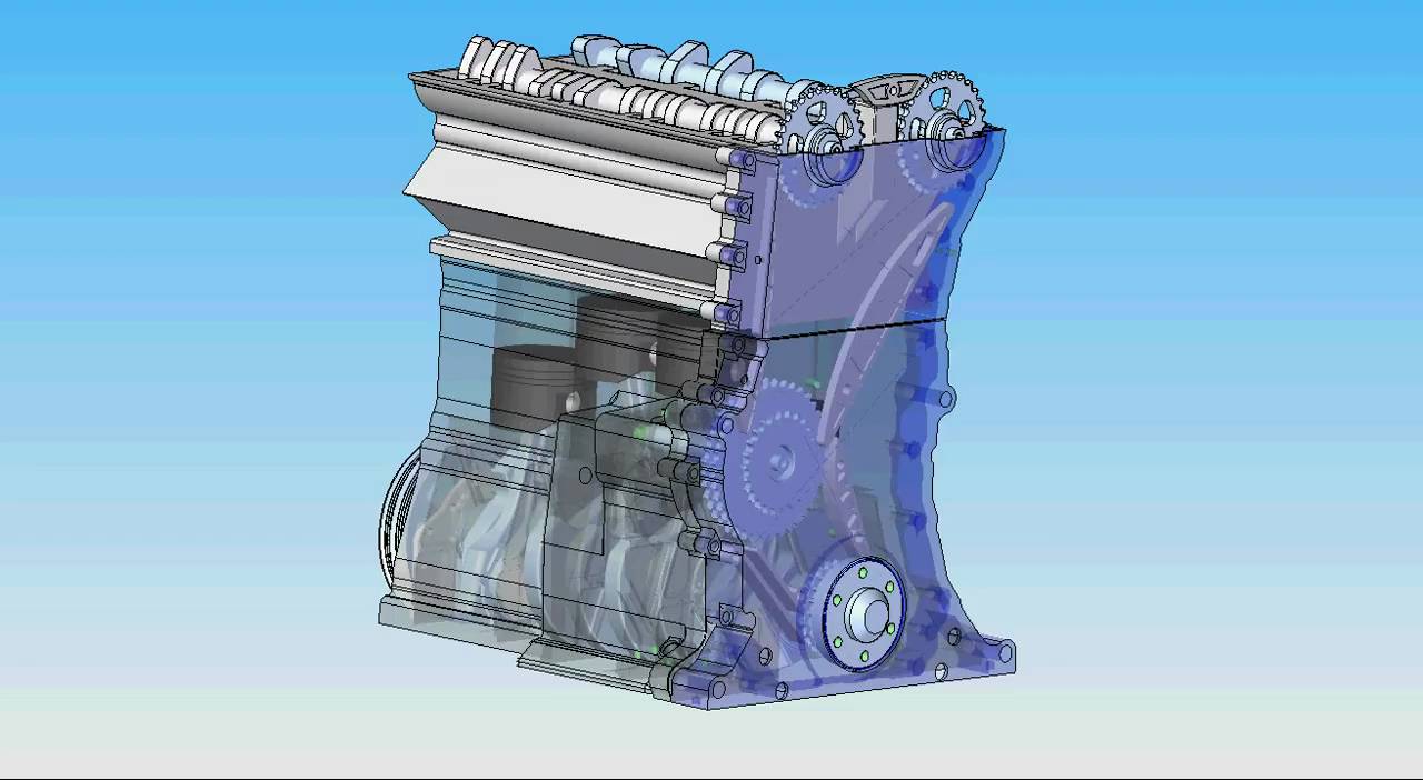 Motor VW 1,8T EA827 MKK - YouTube