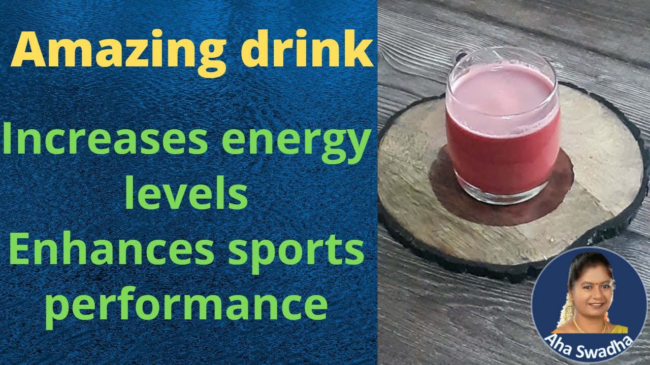 Amazing drink to enhance energy levels instantly | Enhances sports ...