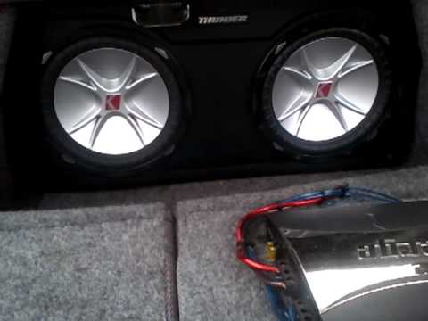 Dodge Neon Sound System w/ 2 Kicker CVR 12" Subs & Pioneer DEH-7900 ...