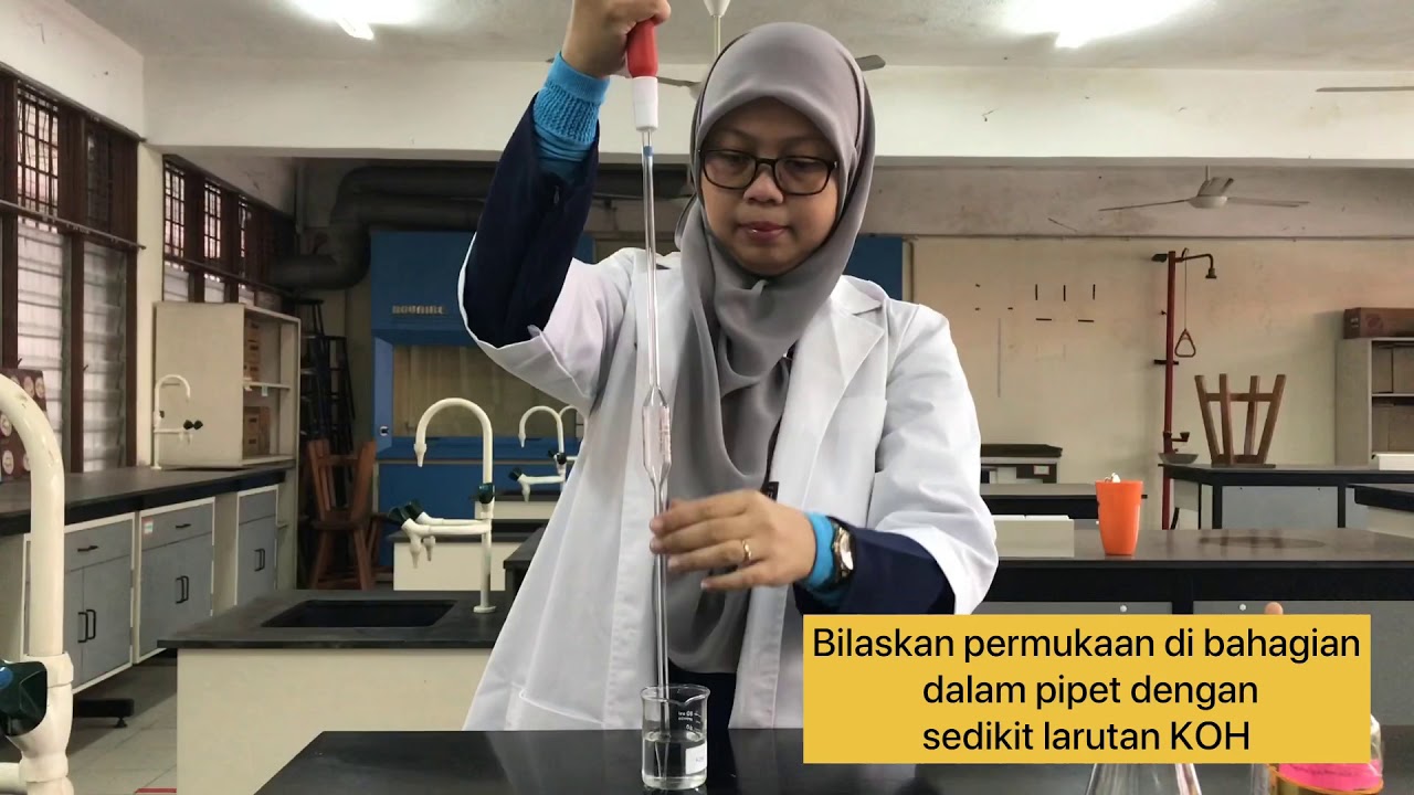 Eksperimen pentitratan asid-bes - YouTube
