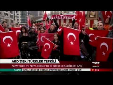 ABD'de Şehitler İçin Anma Töreni Düzenlendi