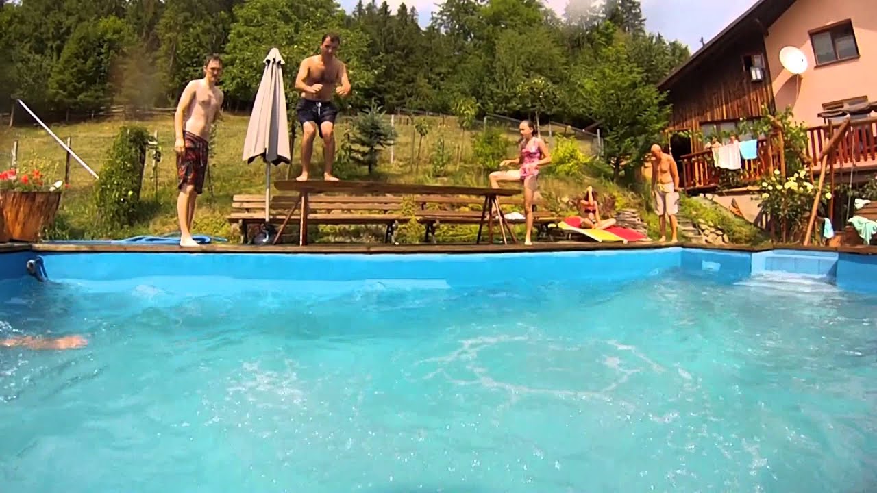 Fun in swimming pool - YouTube