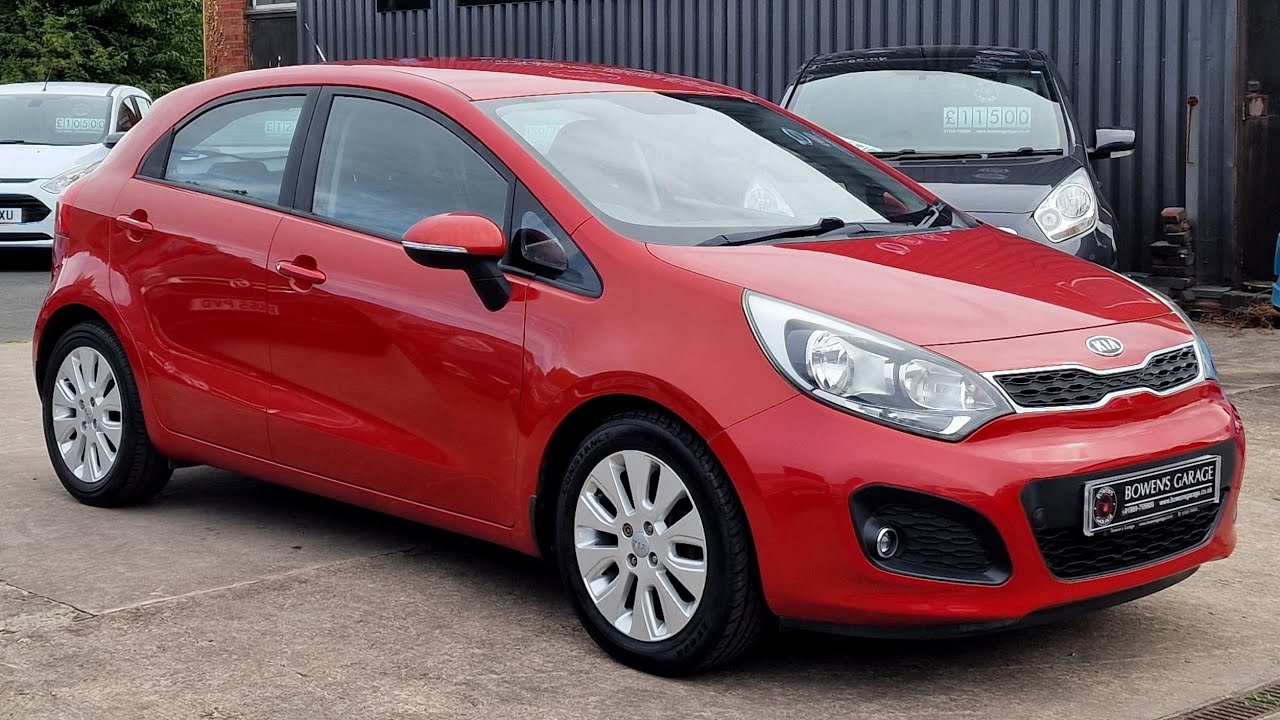 2011 (61) Kia Rio 2 1.25 5Dr in Blaze Red. 57k Miles. 8 Services. £35 ...