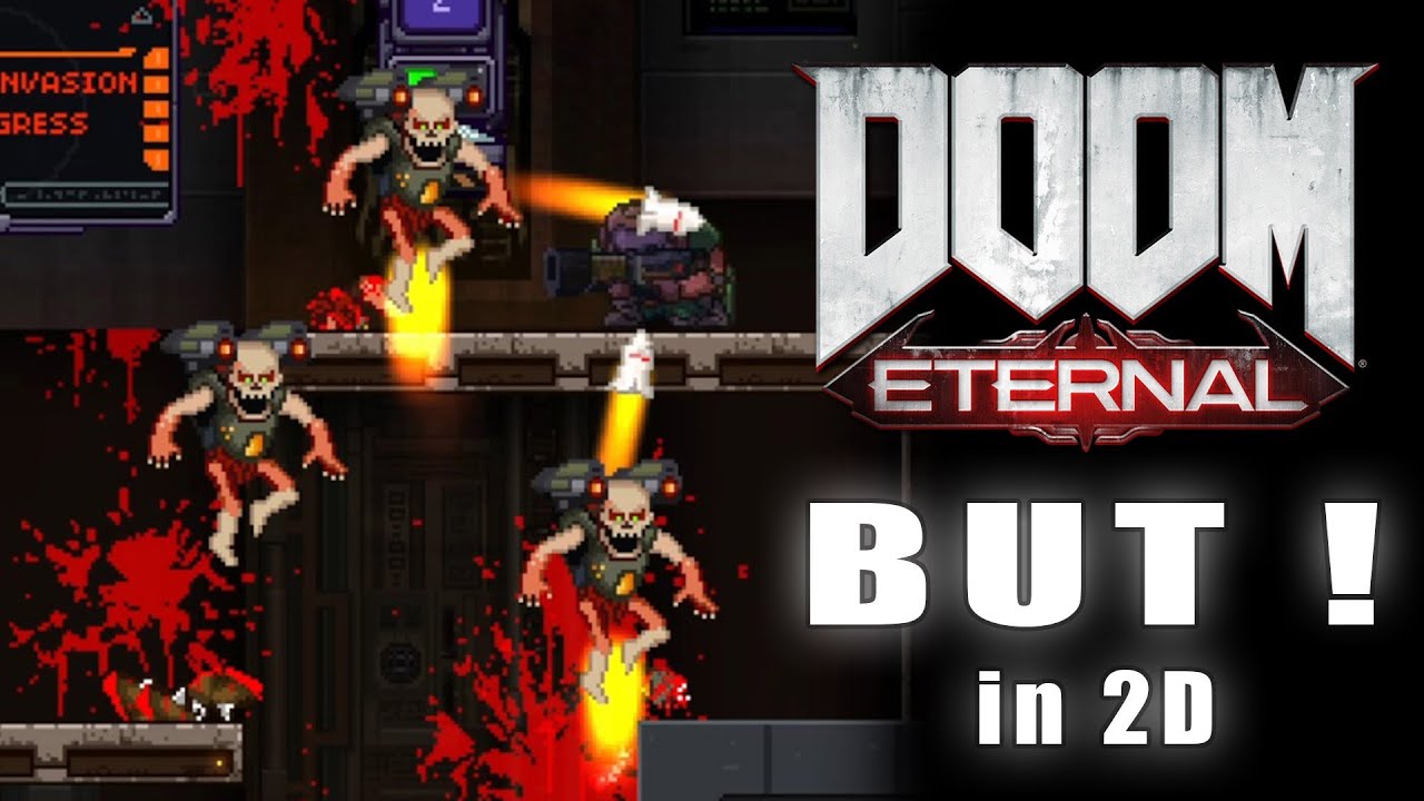 Doom Eternal in 2D (platfomer !) - YouTube