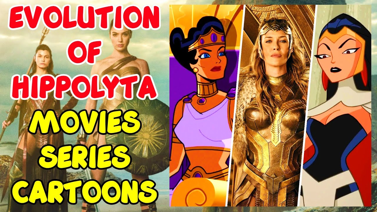 EVOLUTION of QUEEN HIPPOLYTA In Movies, Series, and Cartoons (1974-2022 ...