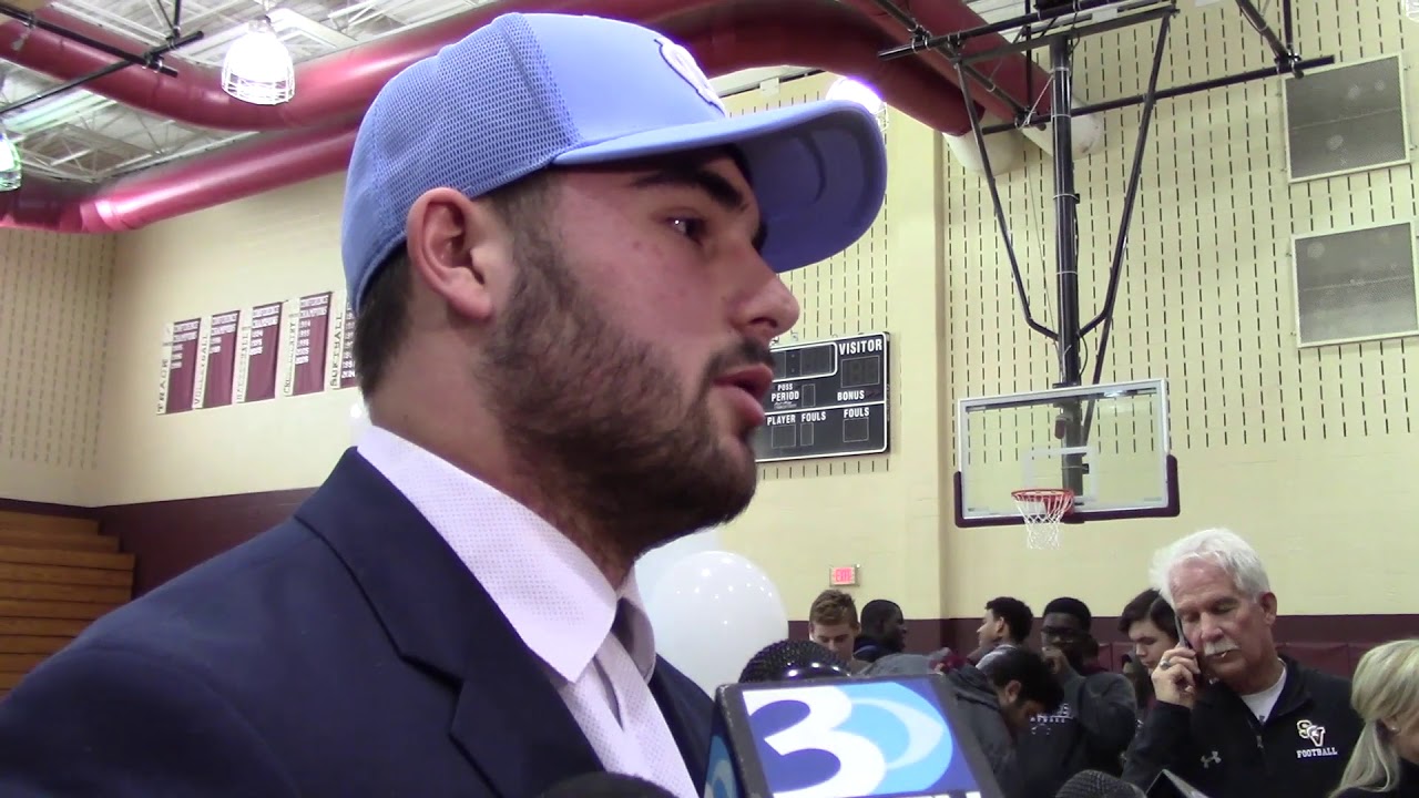 ICTV: Sam Howell Excited to Play for Mack Brown, UNC - YouTube