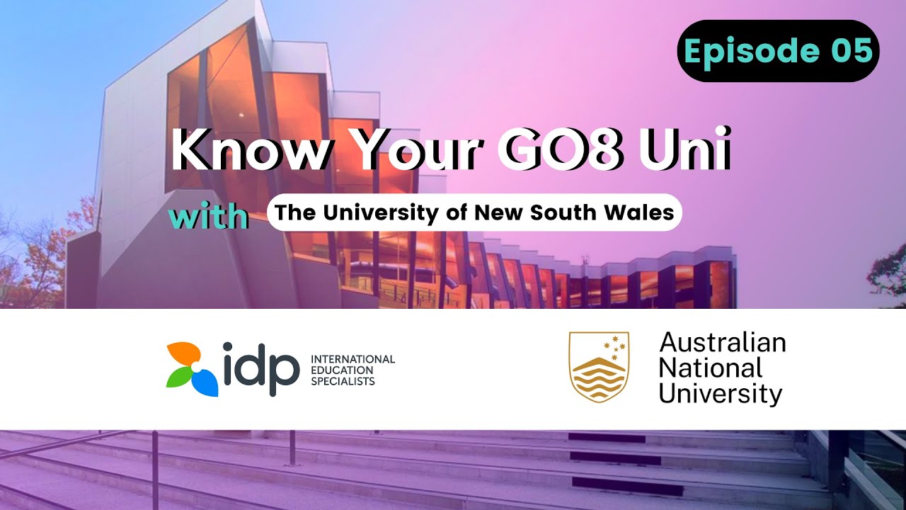 IDP KNOW YOUR GO8 UNIVERSITY - Live Series | Episode 05 | AUSTRALIAN ...