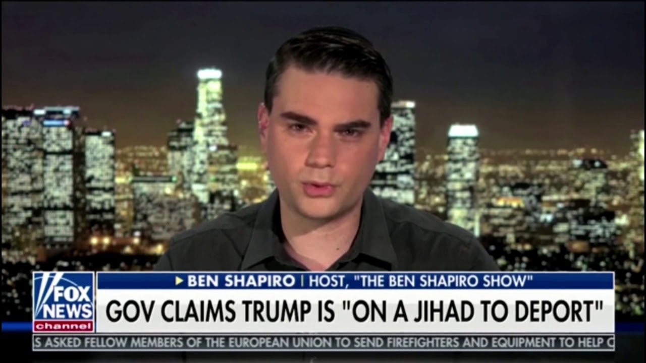Shapiro Reacts To Trump's ALL CAPS Iran Tweet - YouTube