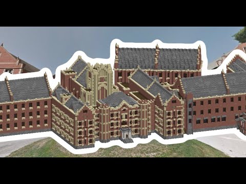 USML College Building Minecraft Remake - YouTube