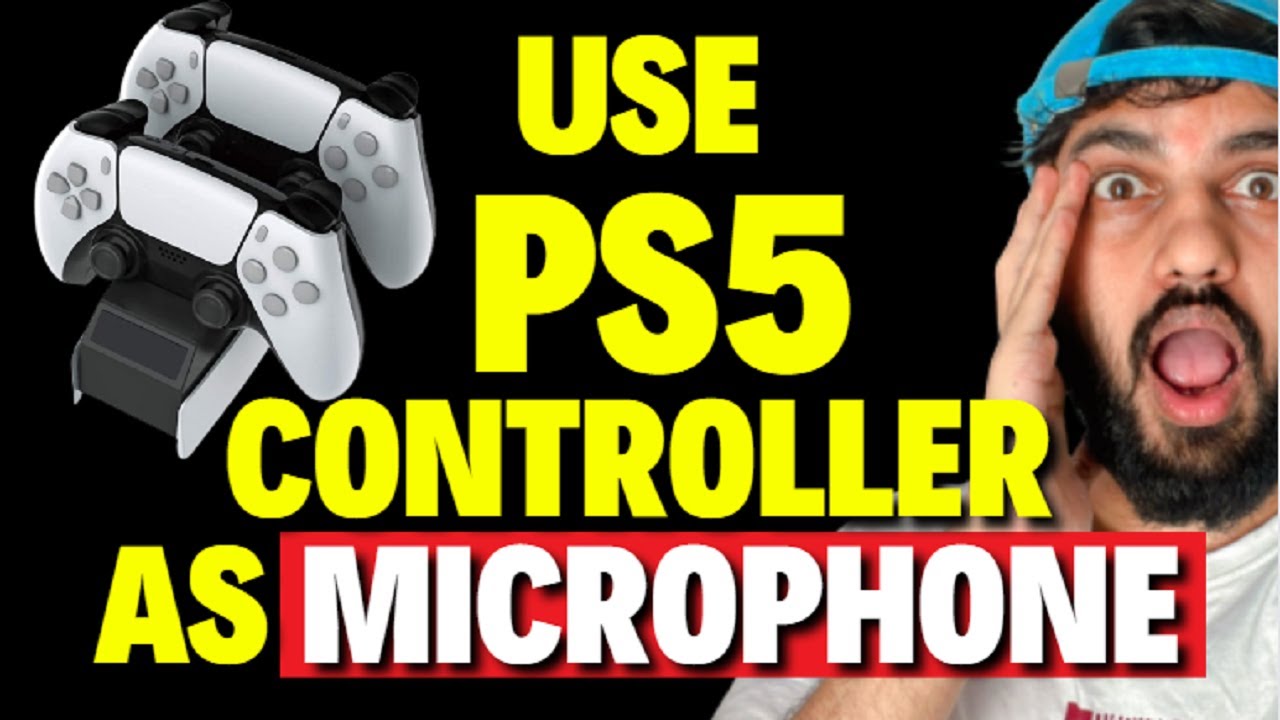 How to Use PS5 Controller as Microphone - YouTube