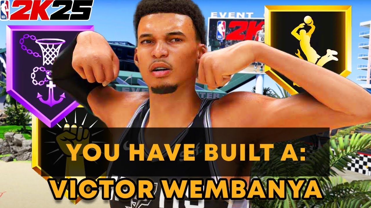 This 7 FOOT WEMBY BUILD BREAKS NBA 2K25 COMPLETELY - YouTube