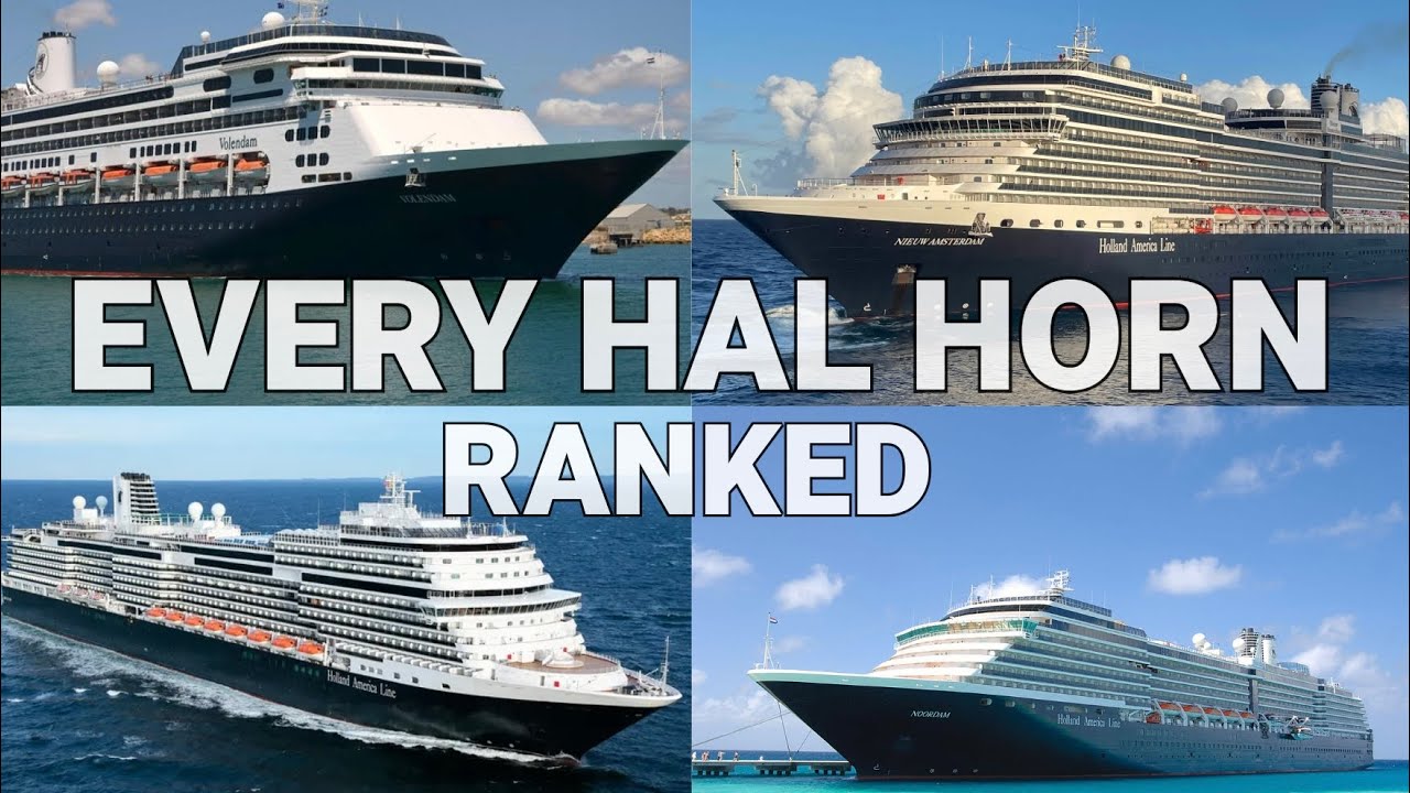Every Holland America Line Horn Ranked by Ship Rating! - YouTube