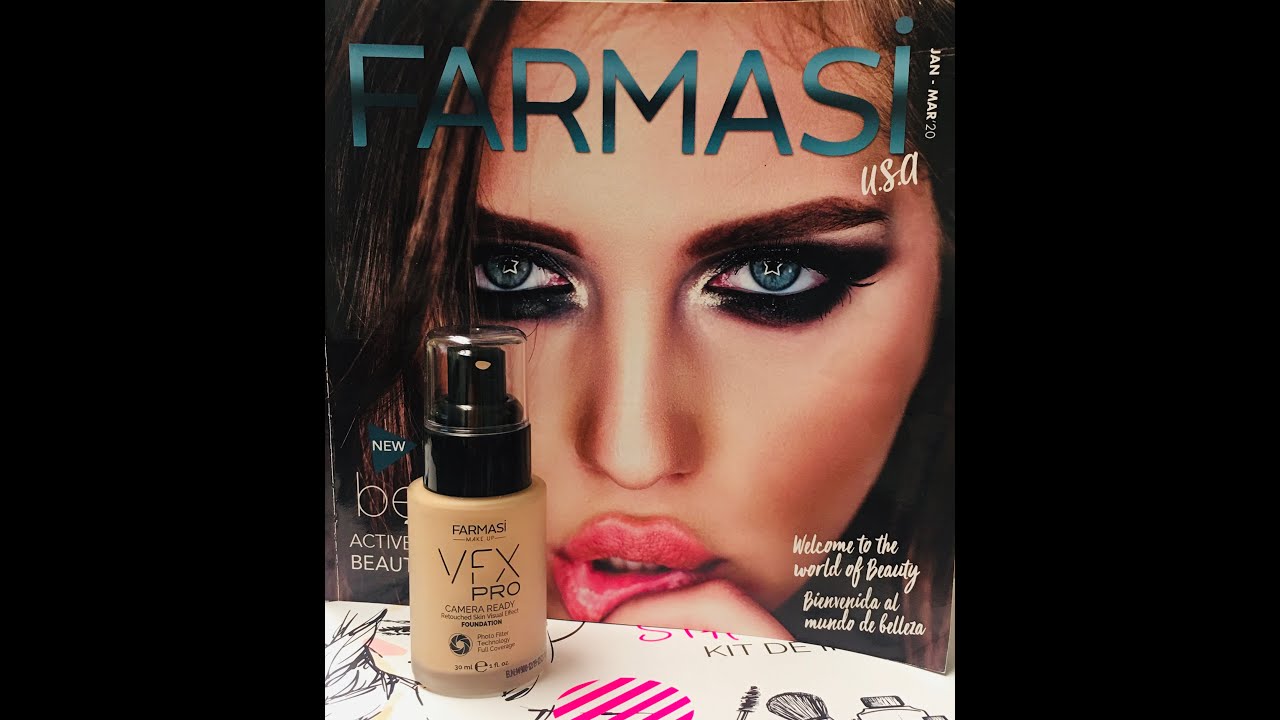 How To Apply Foundation-Farmasi Make Up-VFX Pro Camera Ready Foundation ...