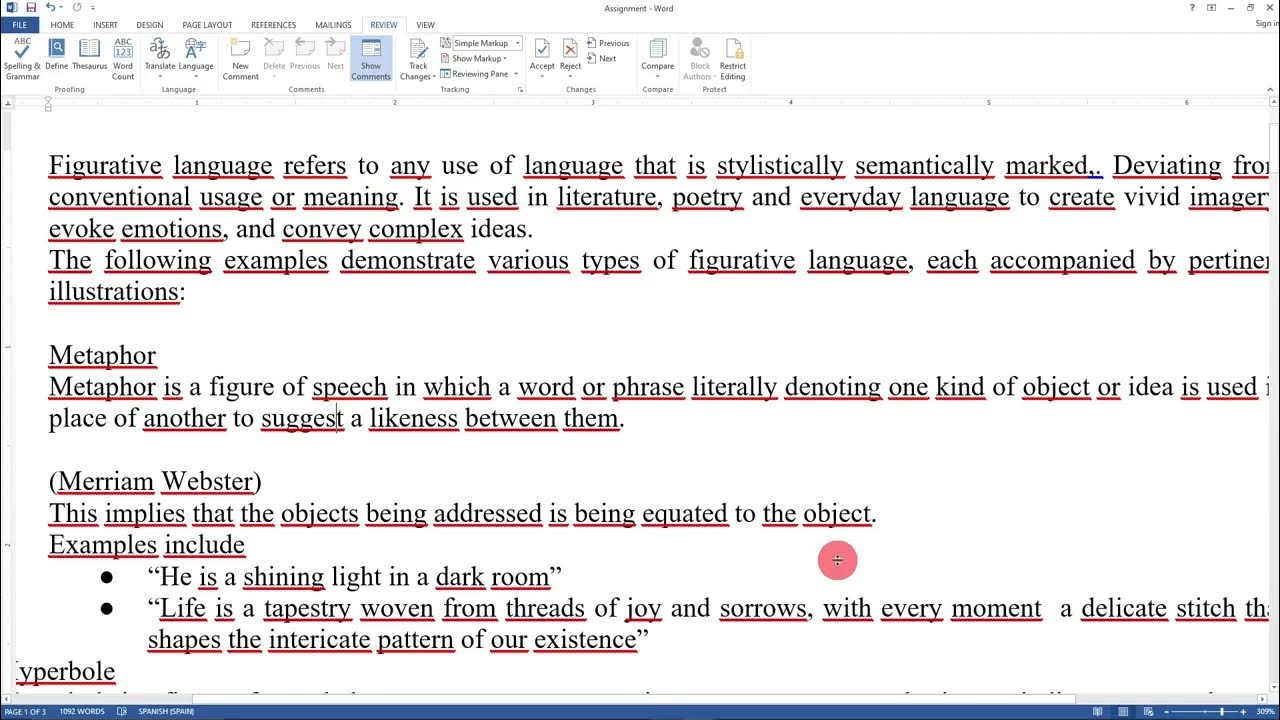 How to Remove Red Underlines in Microsoft Word - YouTube