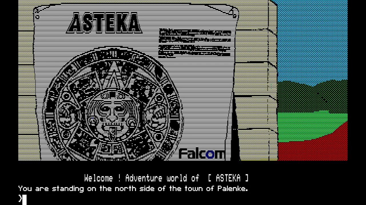 Asteka (Falcom, 1985, PC-88) playthrough [translated] - YouTube