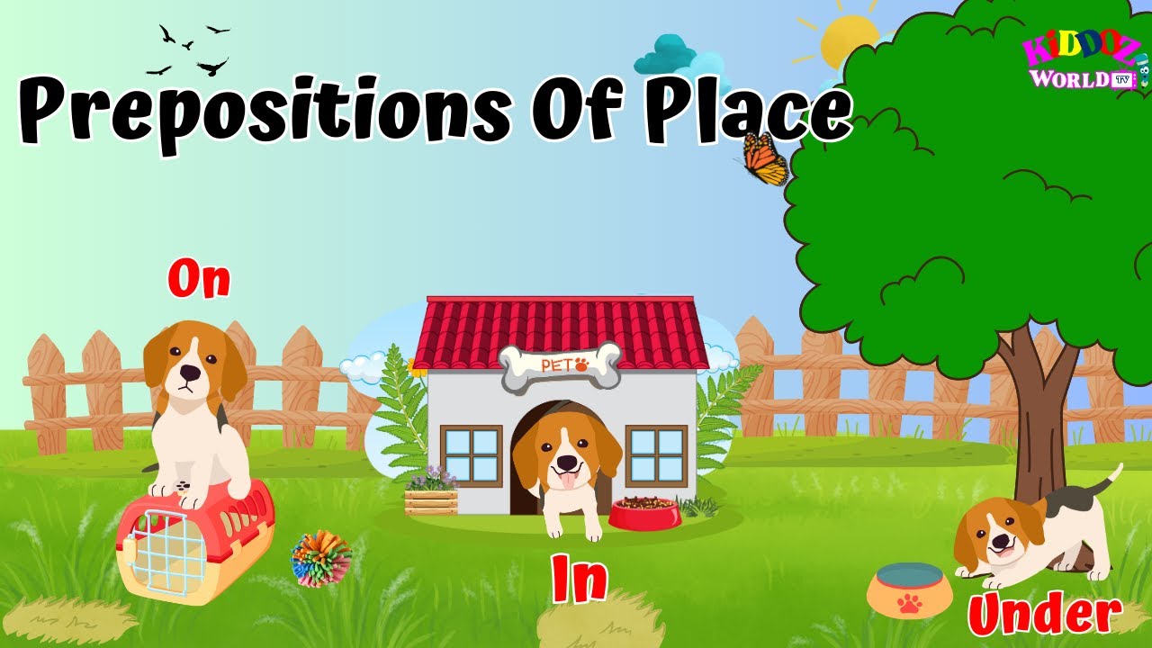 Prepositions of Place for Kids | Learn Where Things Are | Educational ...