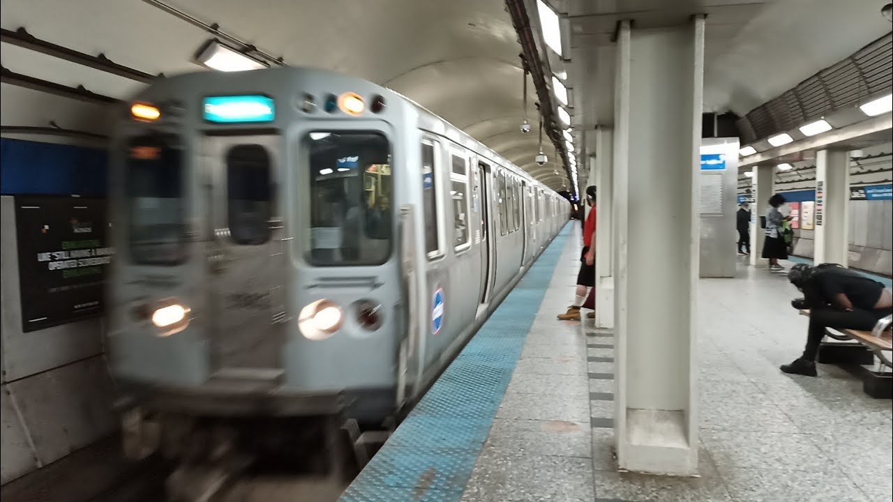 CTA 1981-87 2600 Series Budd Company On the Blue Line Train to Forest ...