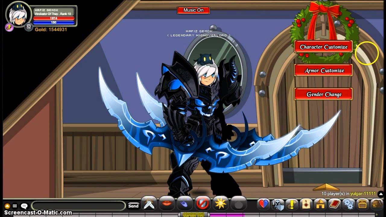 AQW Frost Legion Nightmare armor - YouTube