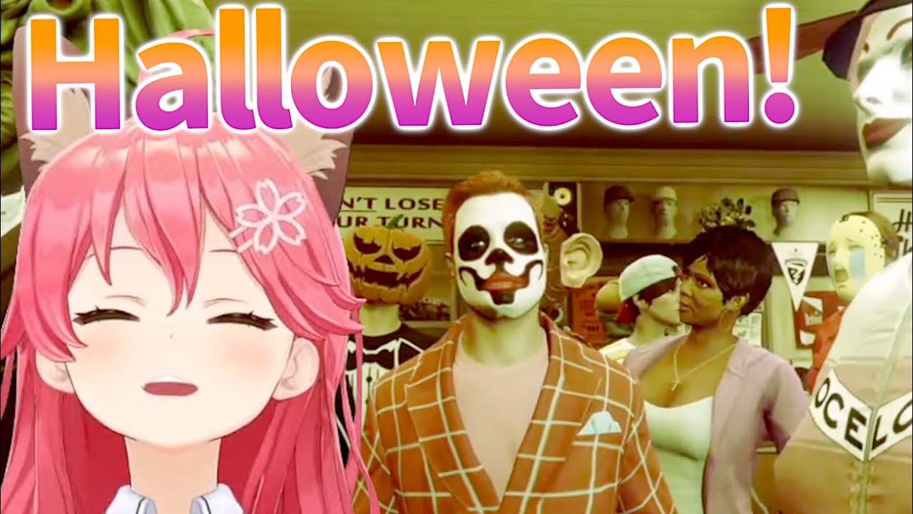 "35P Army" led by Sakura Miko occupying Los Santos on Halloween ...