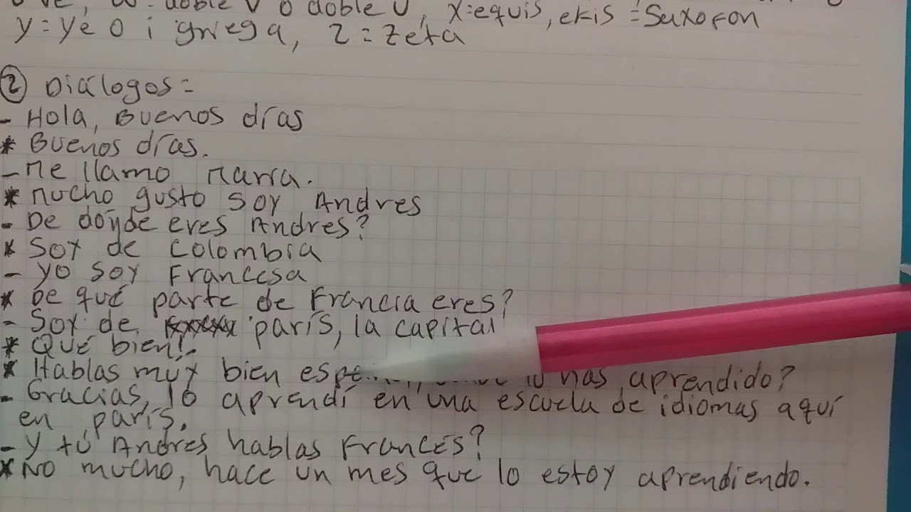 Dialogue/conversation in Spanish/diálogo en español - YouTube