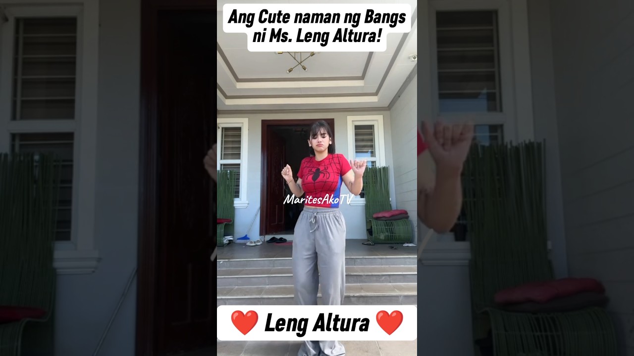 WOW! ANG CUTE NAMAN NG BANGS NI MS. LENG ALTURA! ️ #lengaltura #shorts ...