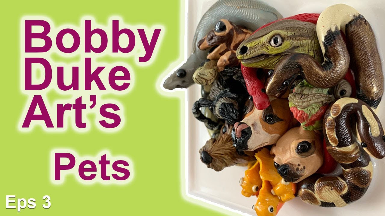 I Sculpt Bobby Duke Arts' PETS - Polymer Clay Sculpting Time Lapse ...