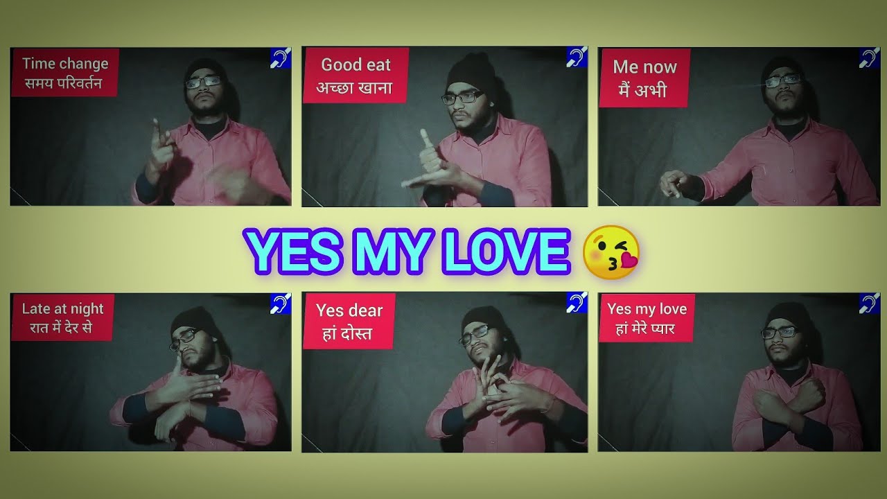 DEAF - Yes my love || Late at night || yes dear || in words meaning ...