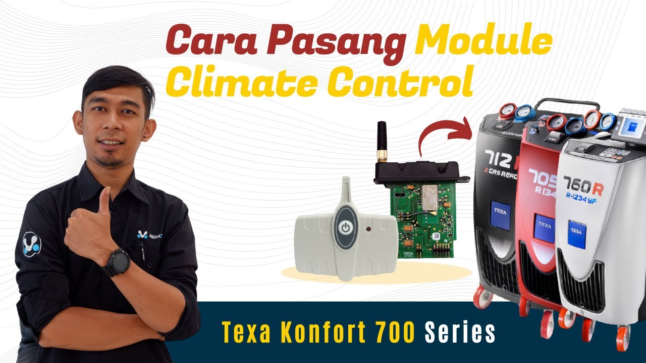 Cara Pasang Module Climate Control Pada Mesin Servis AC TEXA Konfort ...