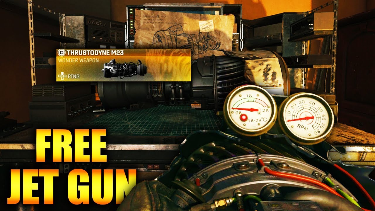 JET GUN Easter Egg Guide Black Ops 6 Zombies (How To Build The Jet Gun ...