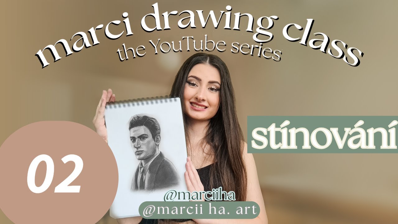marci drawing class 02 — stínování | jak vystínovat kresbu - YouTube