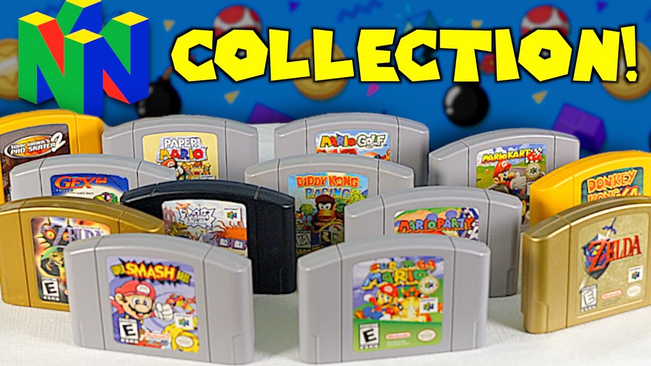 My ENTIRE Childhood Nintendo 64 Collection! | ChaseYama - YouTube