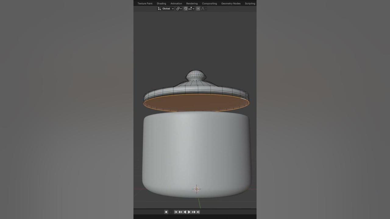 How to create a pot in Blender with easy tutorial! #3d #blender #b3d #3dmodeling # ...
