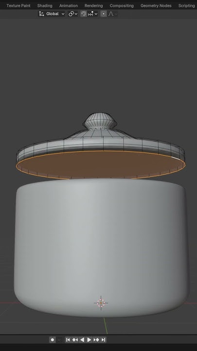 How to create a pot in Blender with easy tutorial! #3d #blender #b3d #3dmodeling # ...